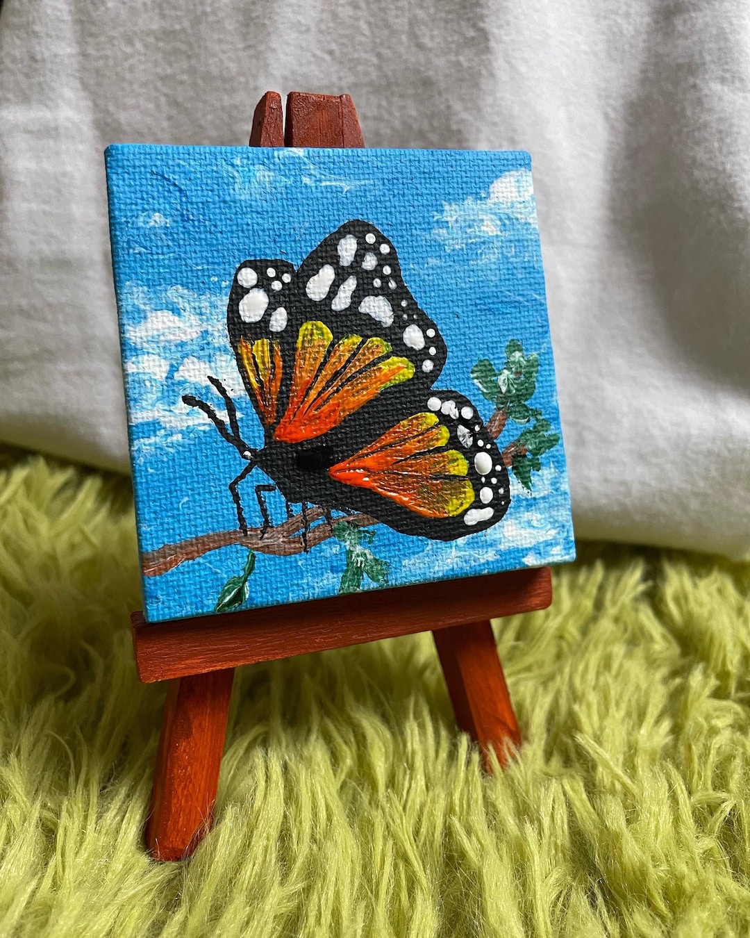 Butterfly Mini Canvas Magnet - Etsy