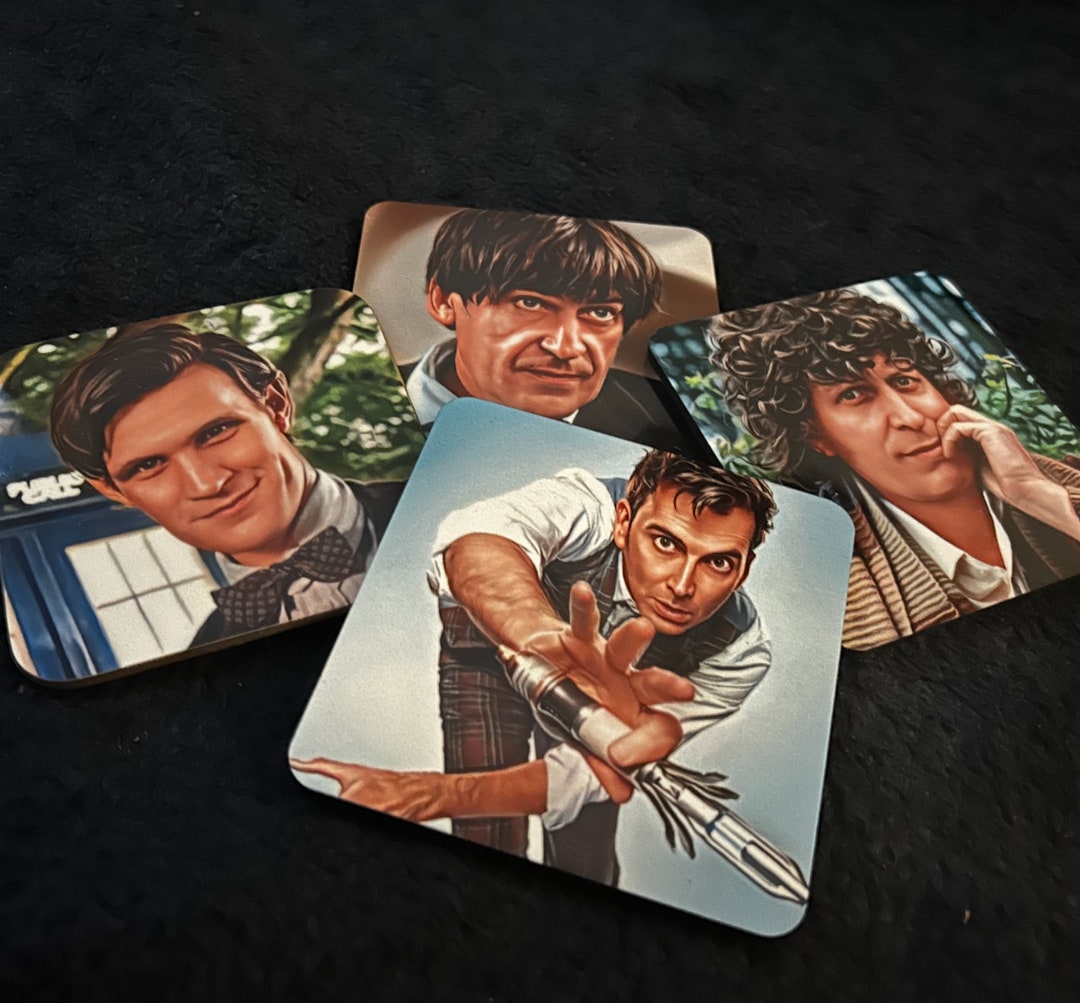 Doctor Who Coasters (high Gloss Finish) - Etsy
