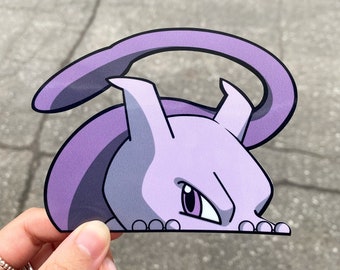 Custom Pokémon Shiny Mew and Mewtwo Sticker - Etsy