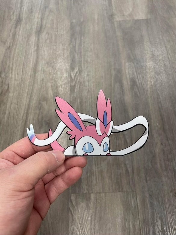 Sylveon Peeker Sticker - Etsy