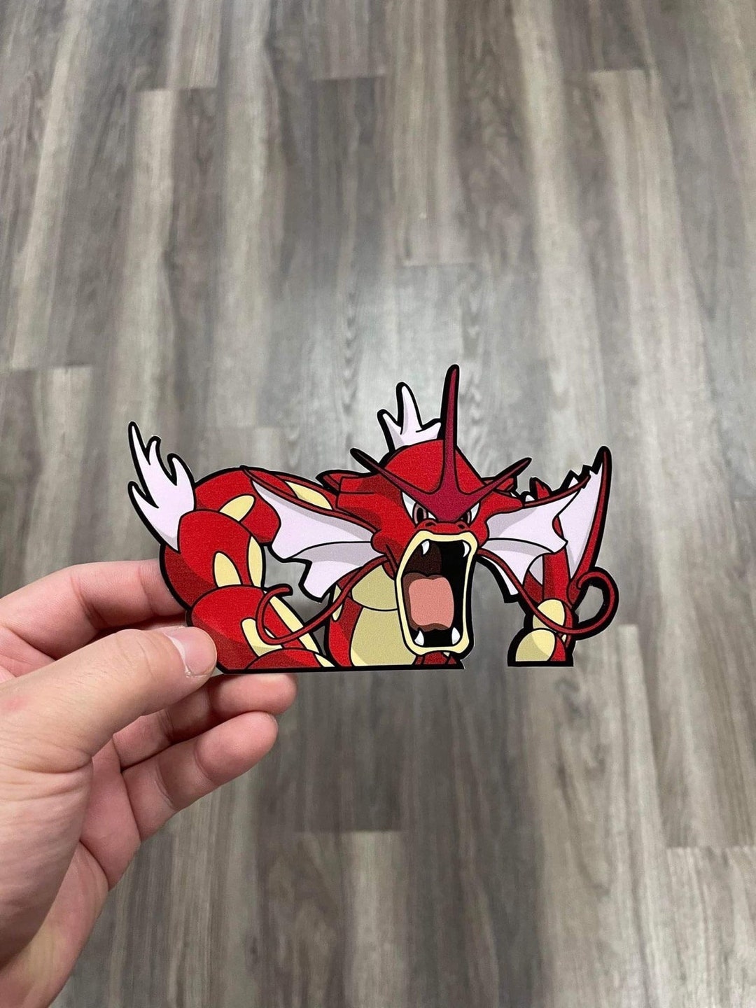 Shiny Gyarados Peeker Sticker - Etsy