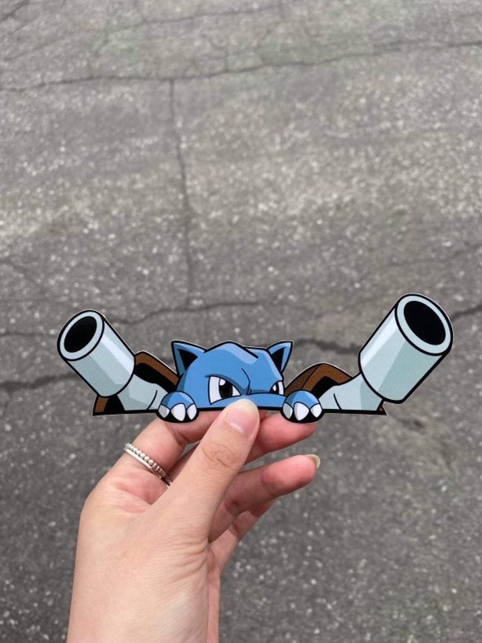 Blastoise Peeker Sticker - Etsy