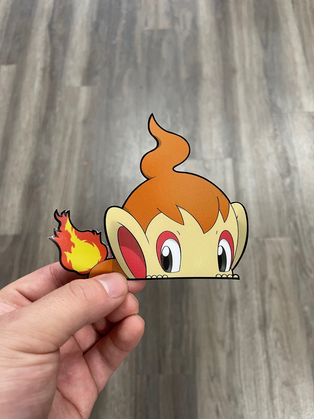 Chimchar Peeker Sticker - Etsy