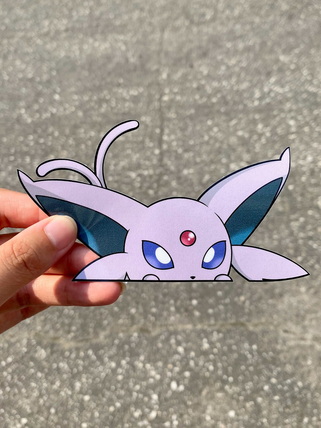 Espeon Peeker Sticker - Etsy