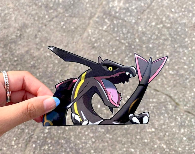 Shiny Rayquaza Vinyl Sticker - Etsy