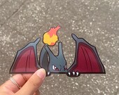 Shiny Charizard Peeker Sticker - Etsy