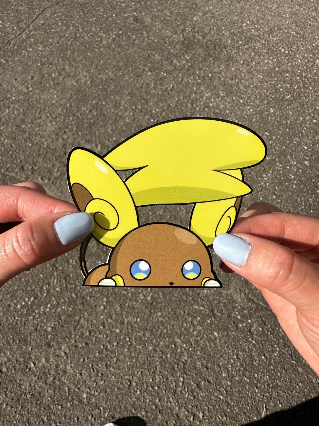 Alolan Raichu Peeker Sticker - Etsy