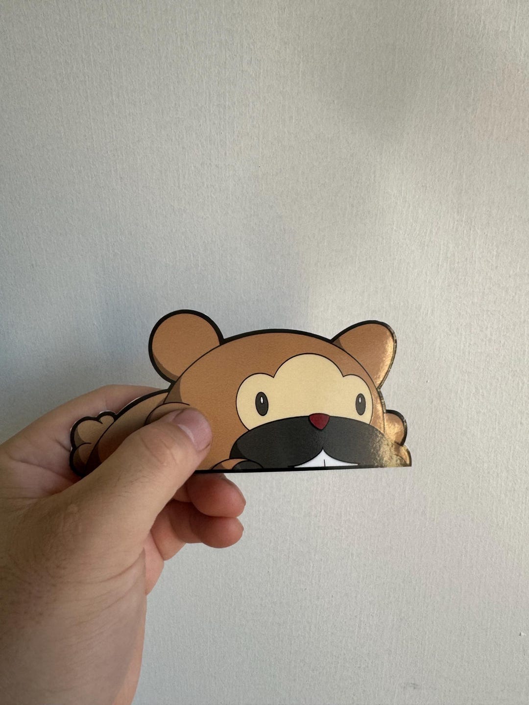 Bidoof Peeker Sticker - Etsy