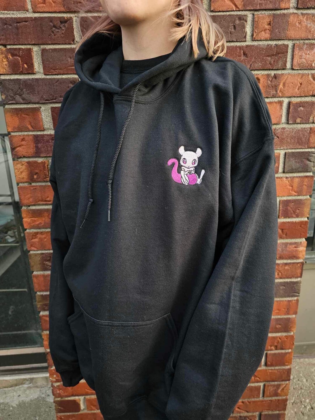 Mewtwo Embroidered Hoodie - Etsy