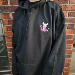 Mewtwo Embroidered Hoodie - Etsy