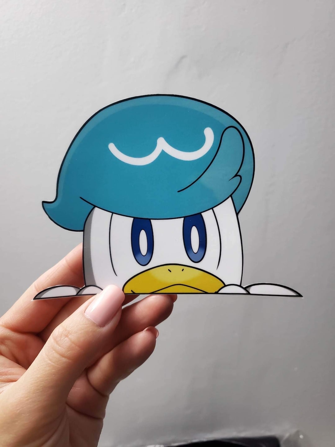 Quaxly Peeker Sticker - Etsy