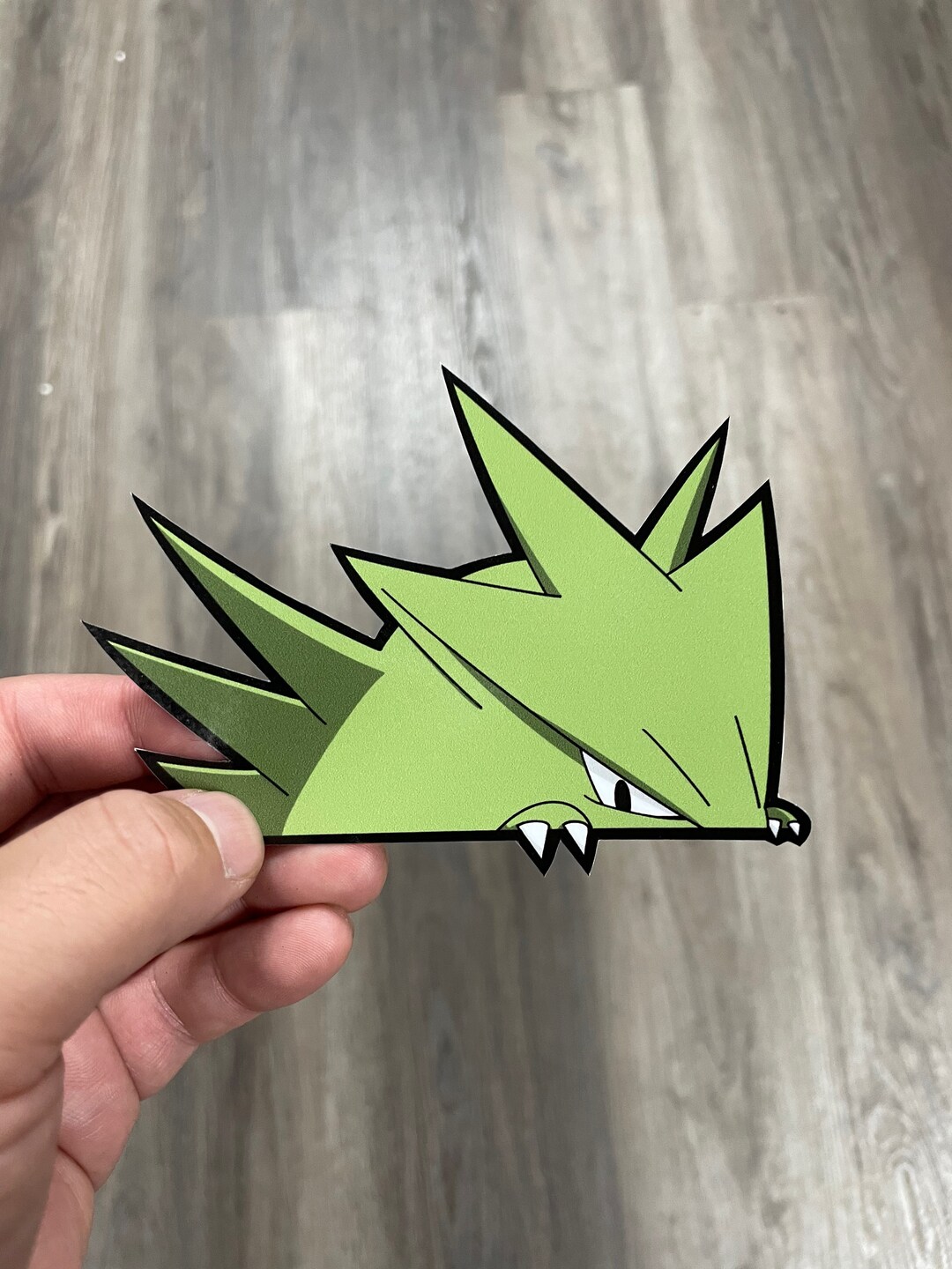 Tyranitar Peeker Sticker - Etsy