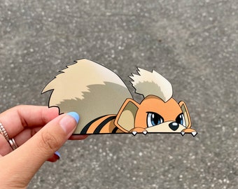 Bulbasaur Peeker Sticker - Etsy