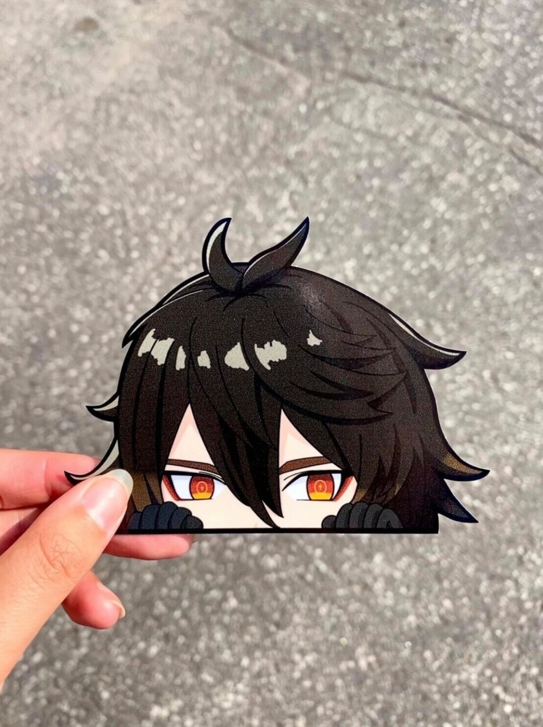 Zhongli Peeker Sticker - Etsy