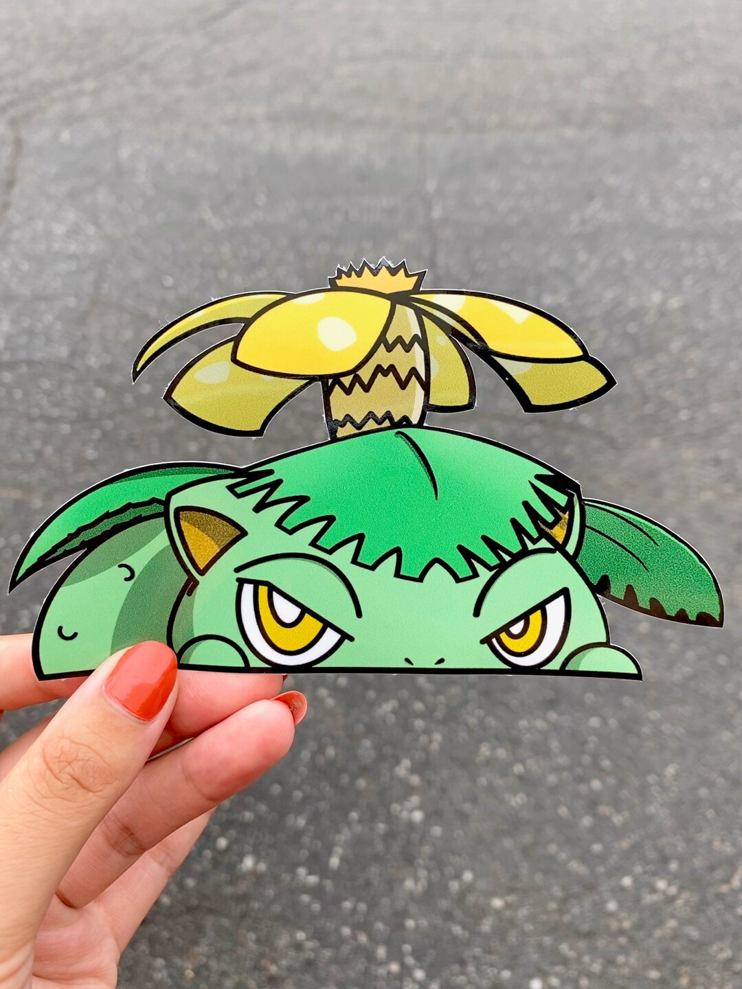 Shiny Venusaur Peeker Sticker - Etsy
