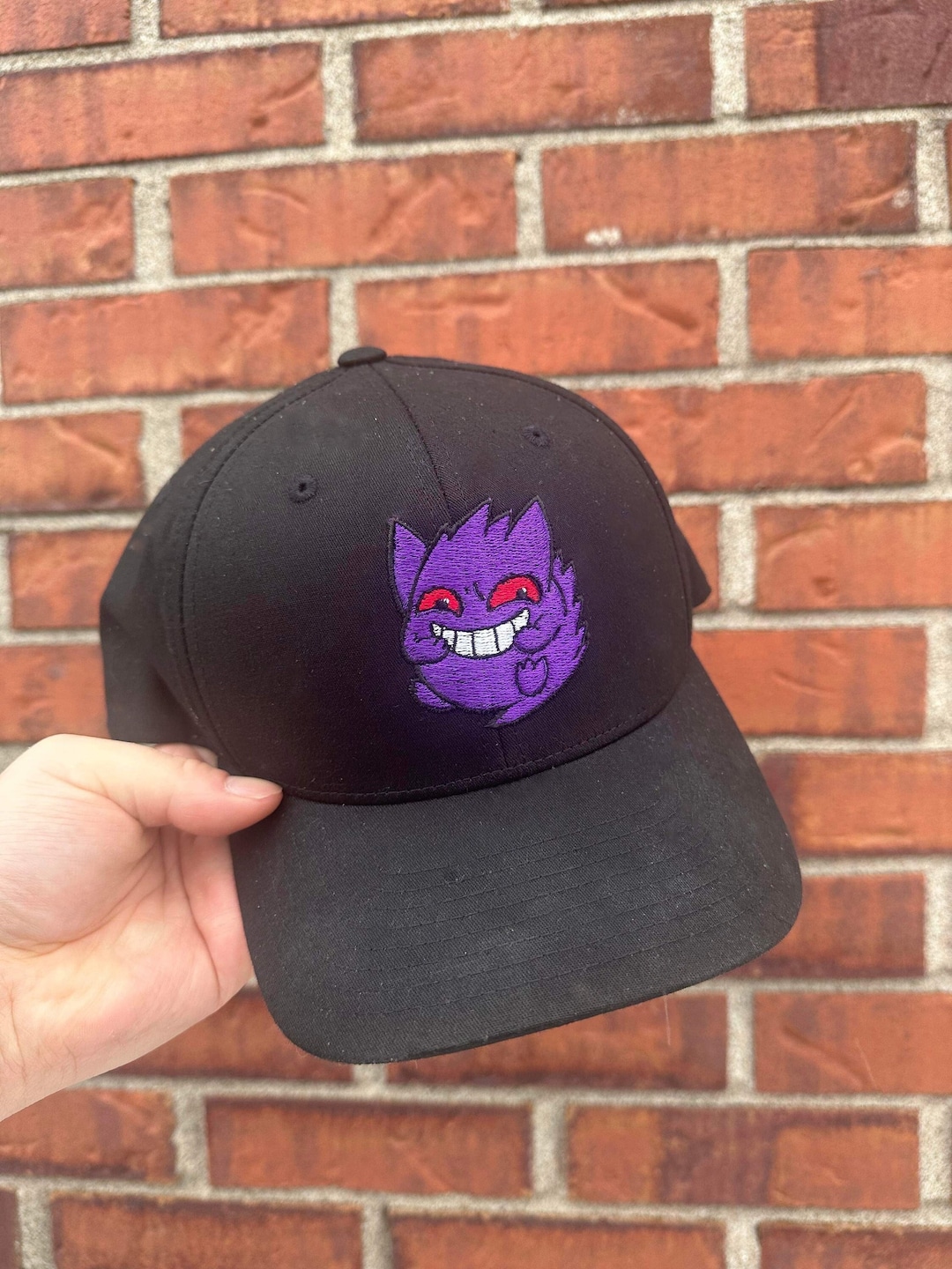 Gengar Embroidered Cap - Etsy