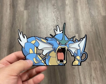 Pokemon Gyarados Sticker - Etsy