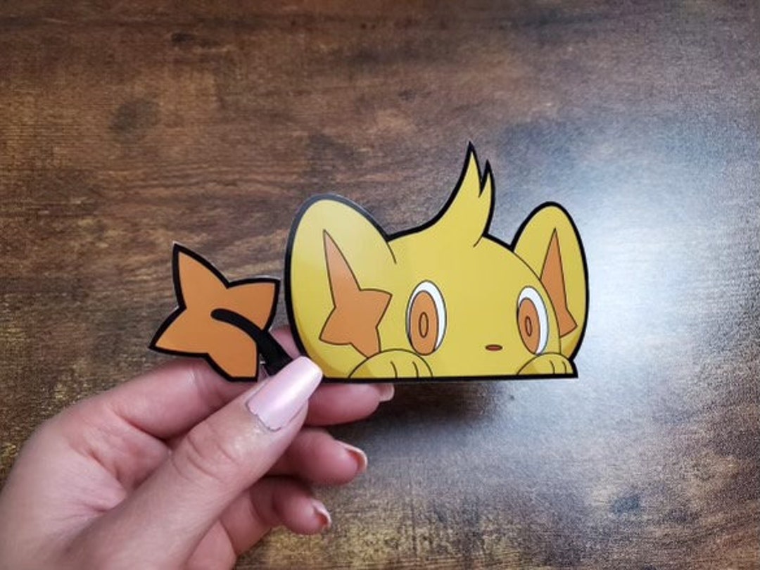 Shiny Shinx Peeker Sticker - Etsy