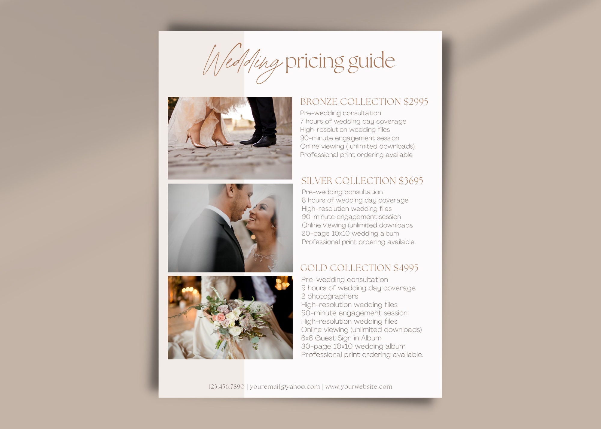 Wedding Photography Pricing Guide Template Photography Price List ...