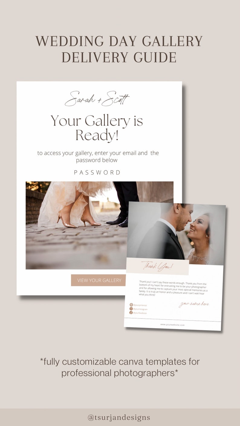 Wedding Gallery Delivery Guide Wedding Photography Pricing Template ...
