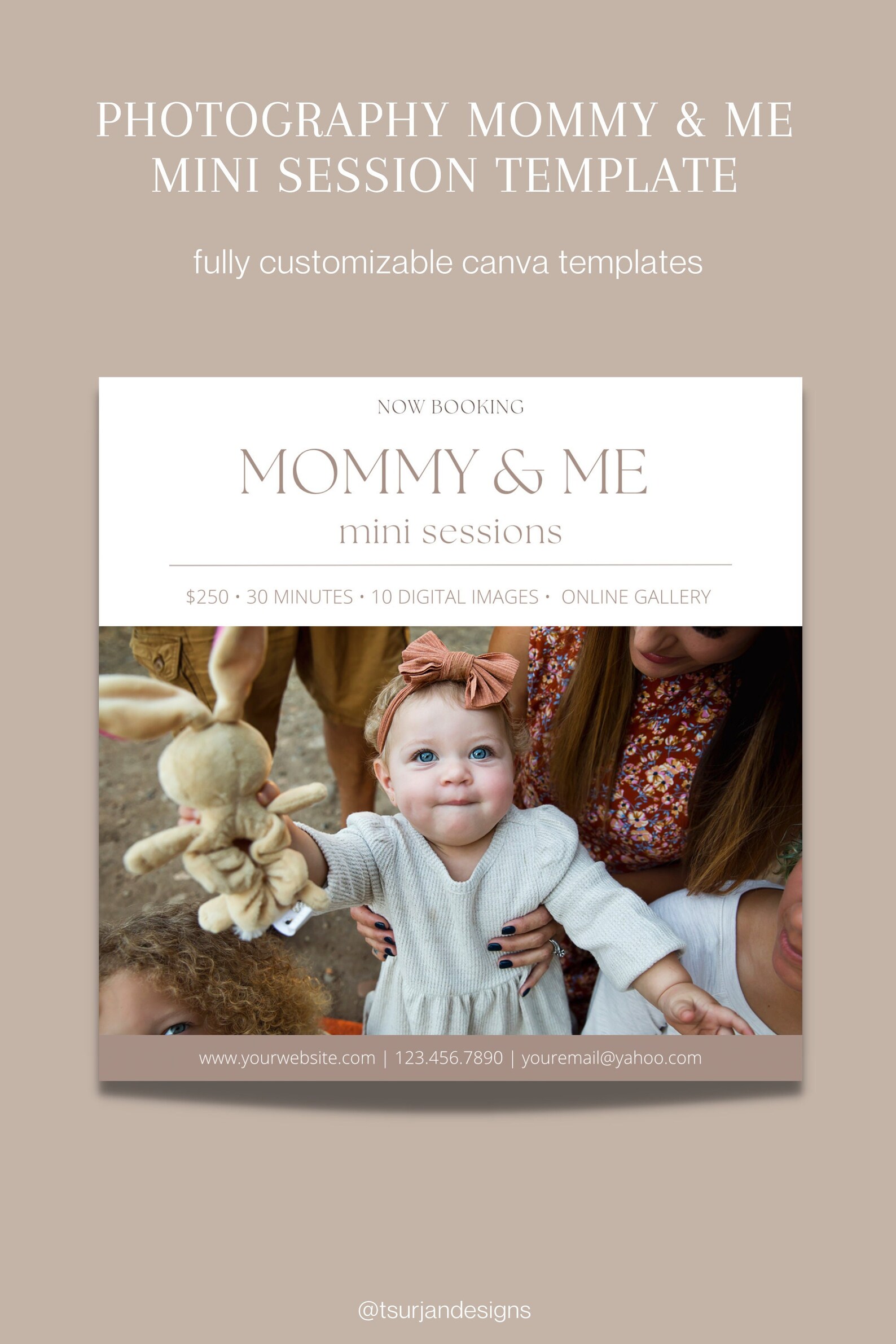 Photography Mini Session Template Spring Mini Session Mommy - Etsy