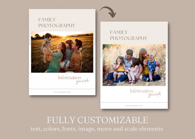 Family Photography Information Guide Invoice Template Photography ...