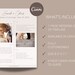 Photography Wedding Timeline Template Customizable Canva Template ...