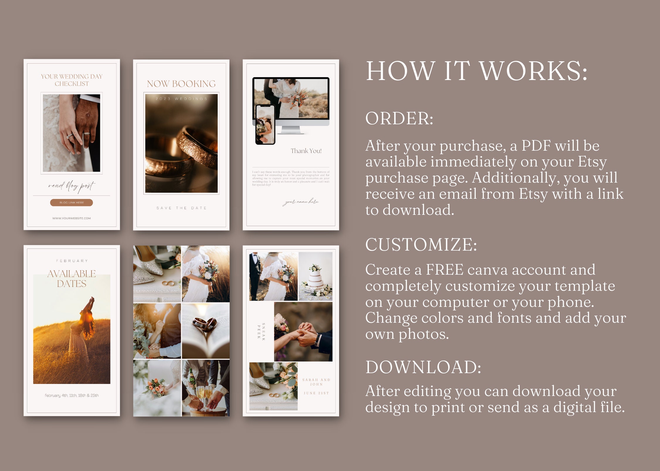 Instagram Story Template Fully Customizable Canva Templates Social ...