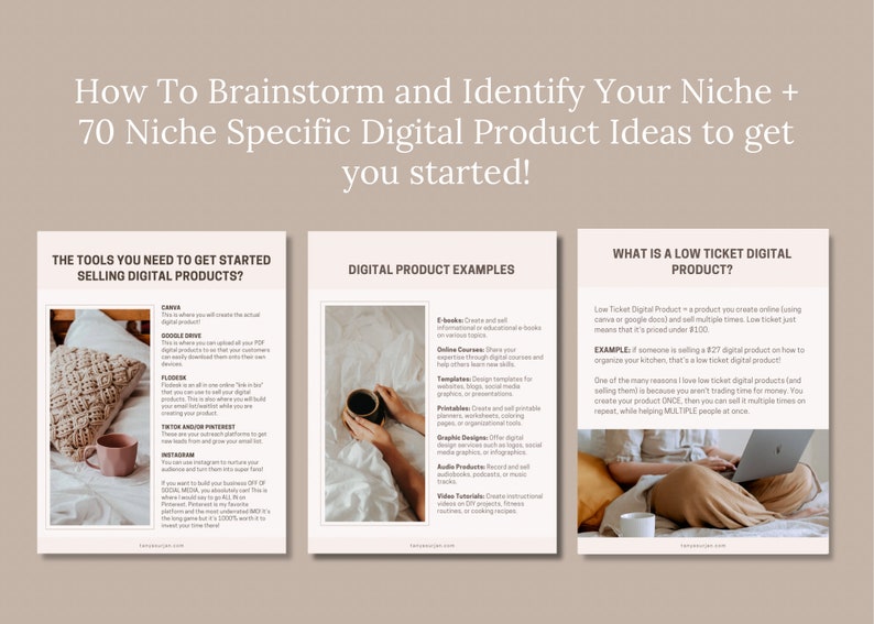70 Niche Specific Digital Product Ideas Digital Products to Sell for ...