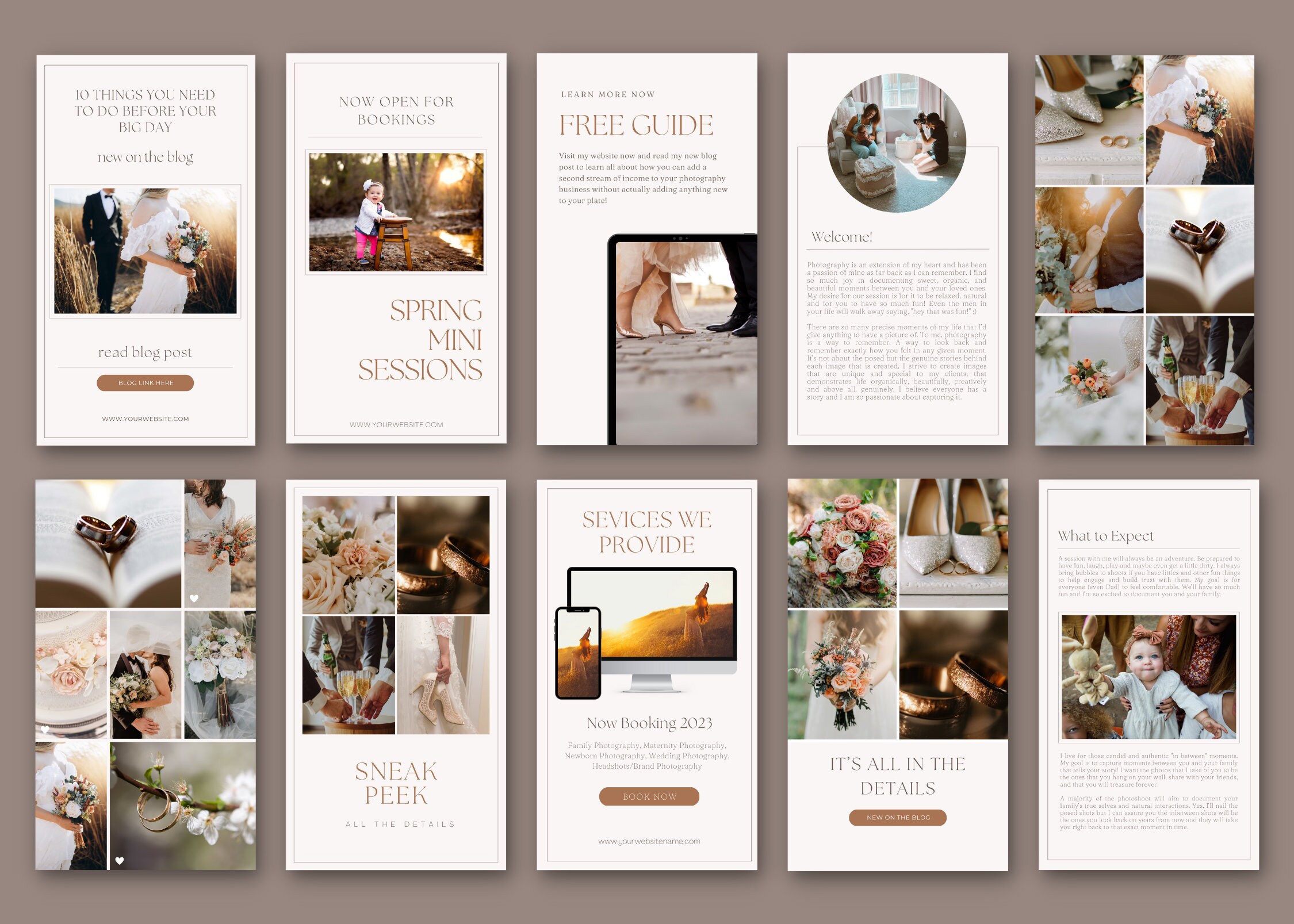 Instagram Story Template Fully Customizable Canva Templates Social ...
