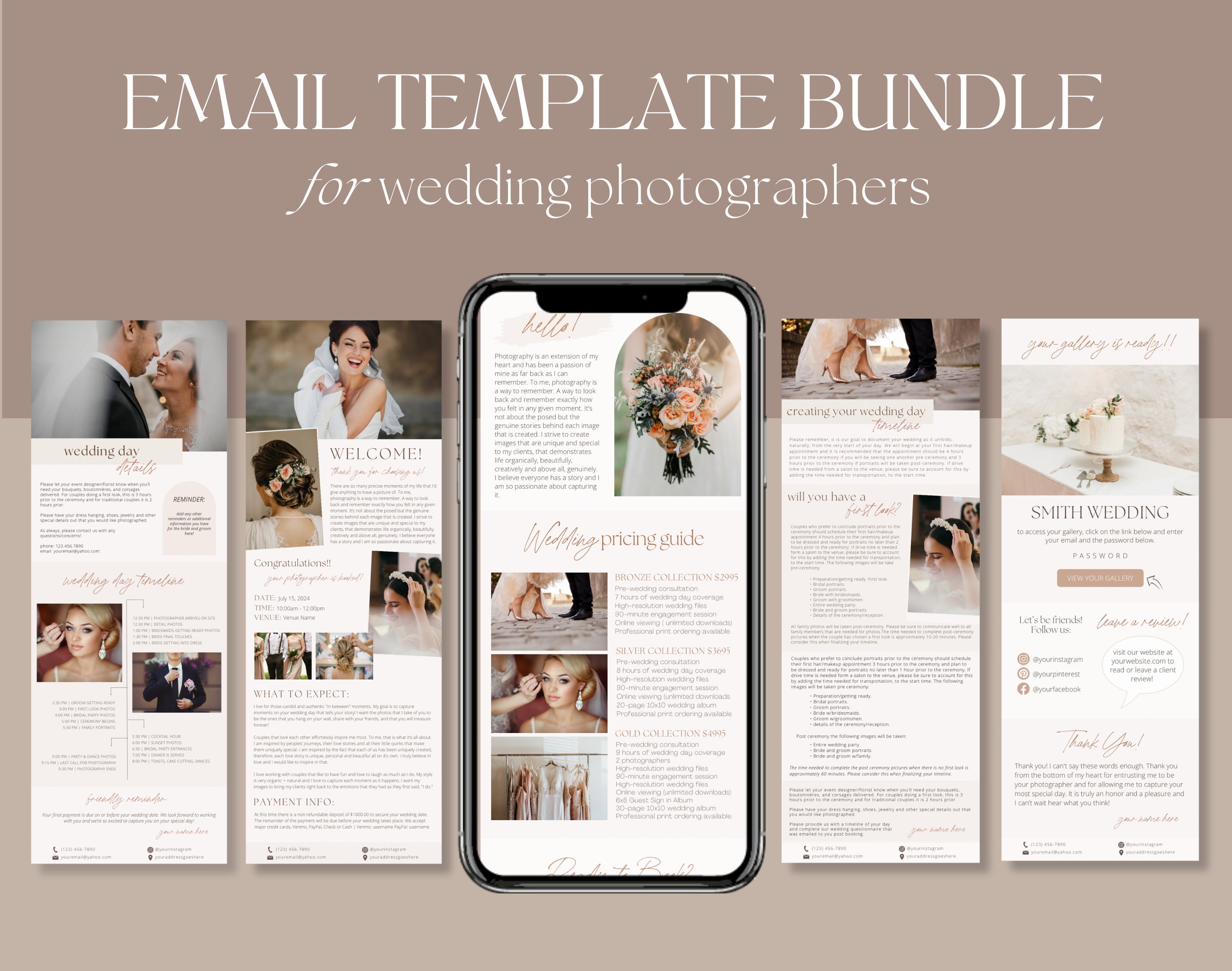 Wedding Photographer Client Workflow Wedding Photography Email ...