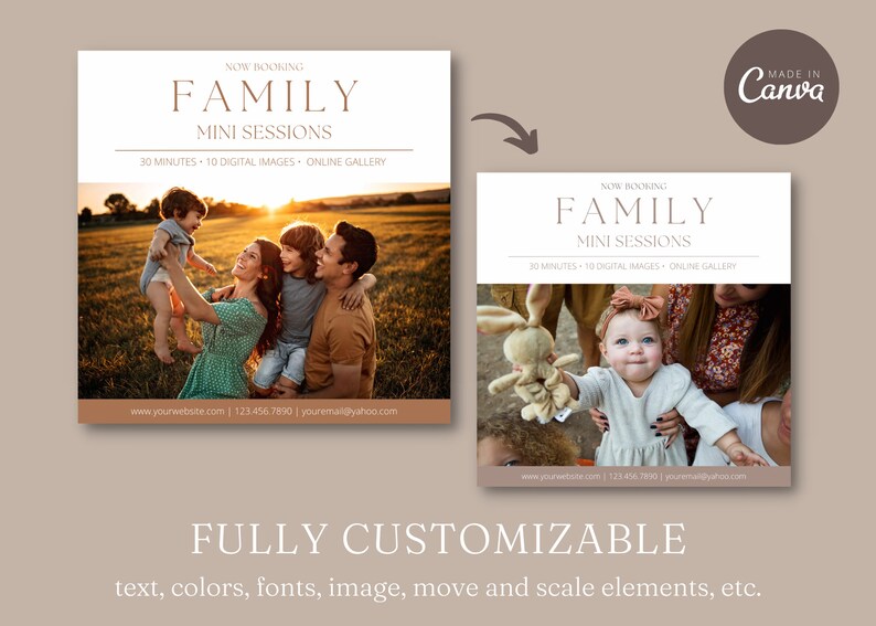 Photography Mini Session Template Spring Mini Session Template Family ...