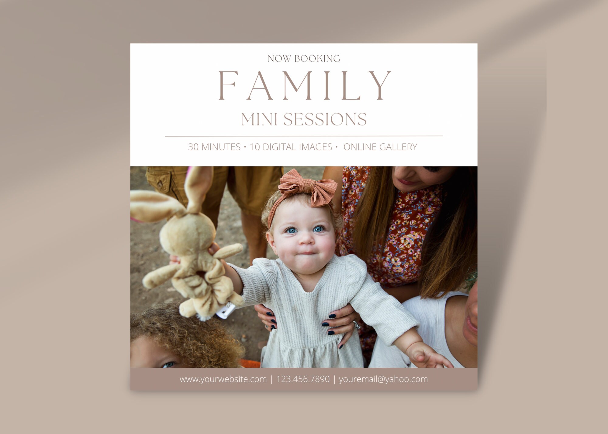 Photography Mini Session Template Spring Mini Session Template Family ...