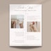 Photography Wedding Timeline Template Customizable Canva Template ...