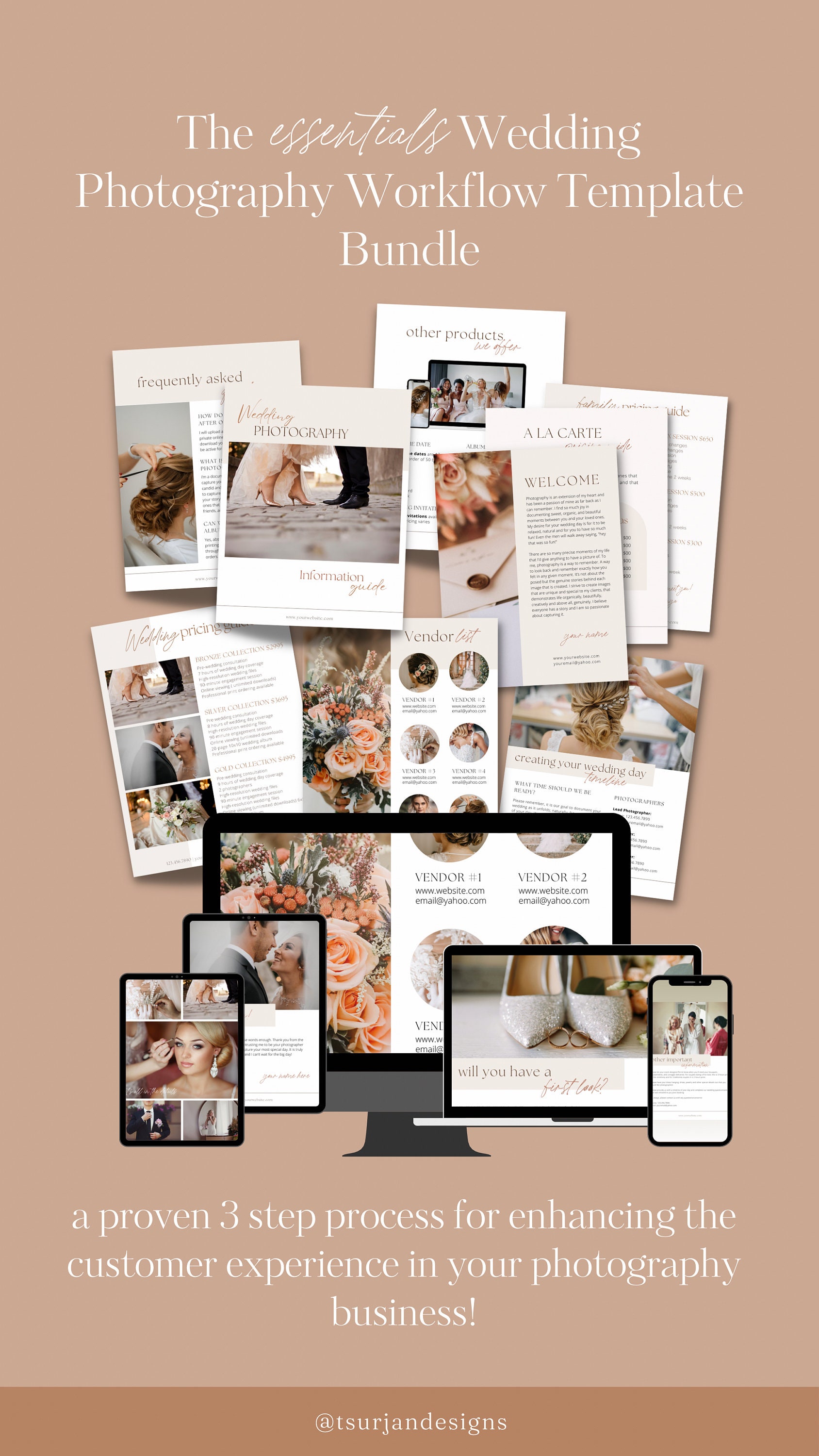 Wedding Photography Template Bundle Wedding Photography - Etsy