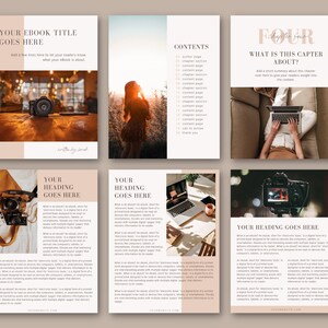 Photography Ebook Template Workbook Template Lead Magnet - Etsy