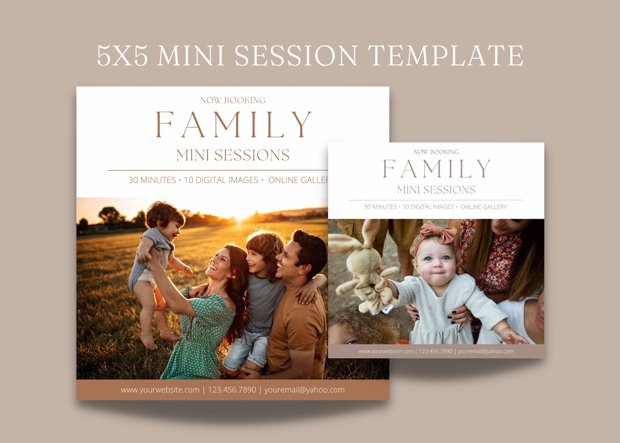 Photography Mini Session Template Spring Mini Session Template Family ...
