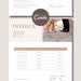 Photo Invoice Template Photography Marketing Small Business Invoice ...