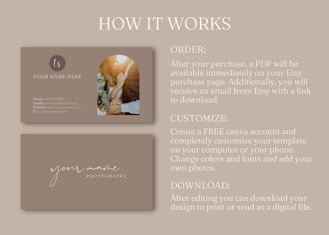 Photography Business Card Template Unique Business Card Marketing Small ...