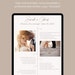 Photography Wedding Timeline Template Customizable Canva Template ...