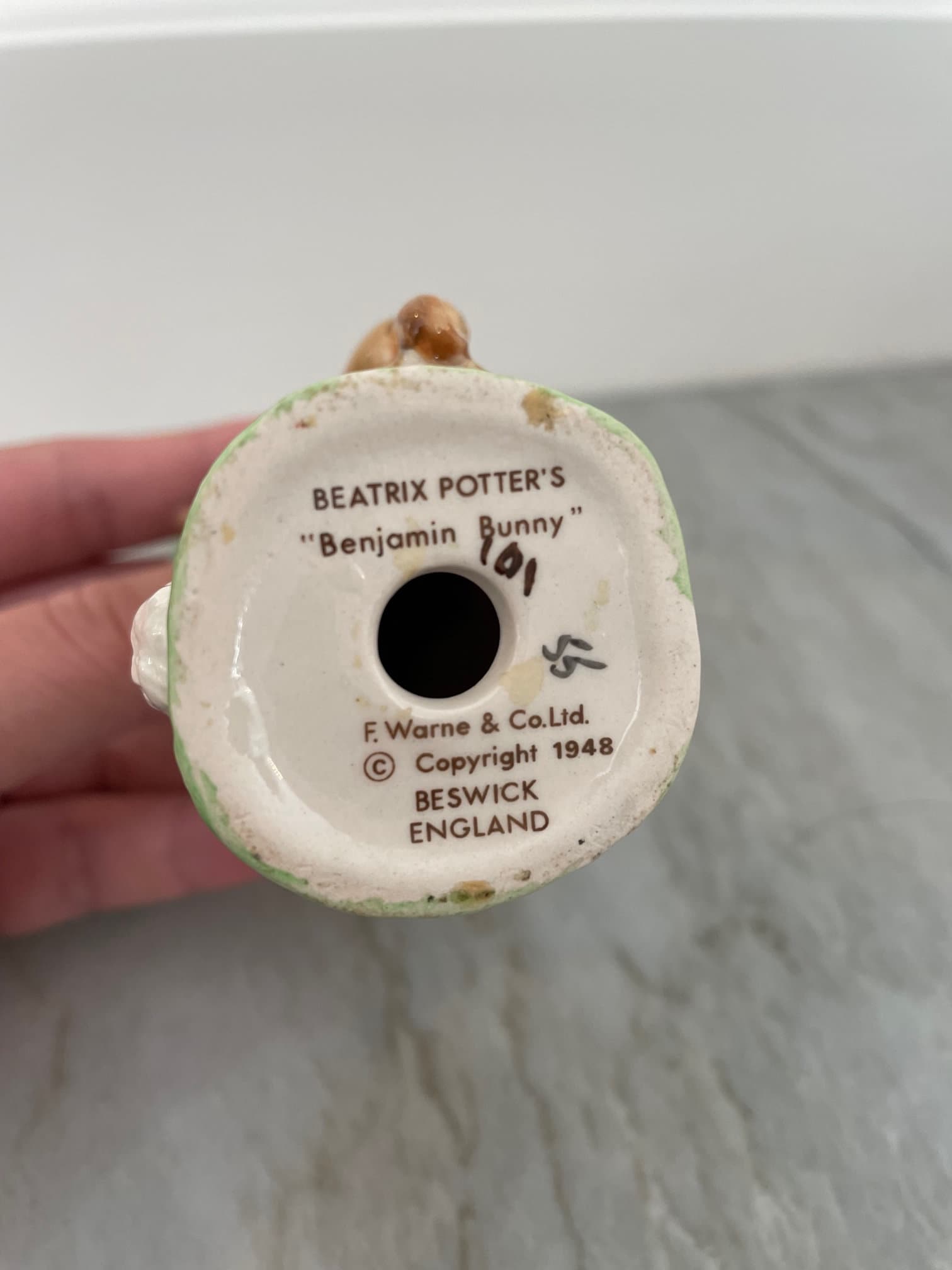 Beatrix Potter Collectible "benjamin Bunny" (1948) - Etsy