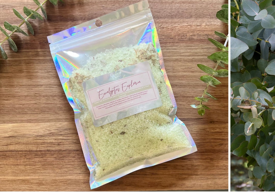 Eucalyptus Euphoria Bath Salt Soak Revitalize, Relax, Destress, Aromatherapy, Mother's Day Gift ...