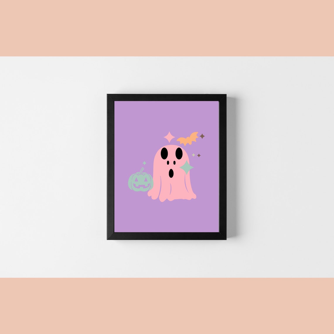 Cute and Creepy Retro Halloween Decor Set of 6printsmodern - Etsy