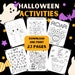 Halloween Activity Book: 23 Non-scary Coloring Pages (digital Download ...