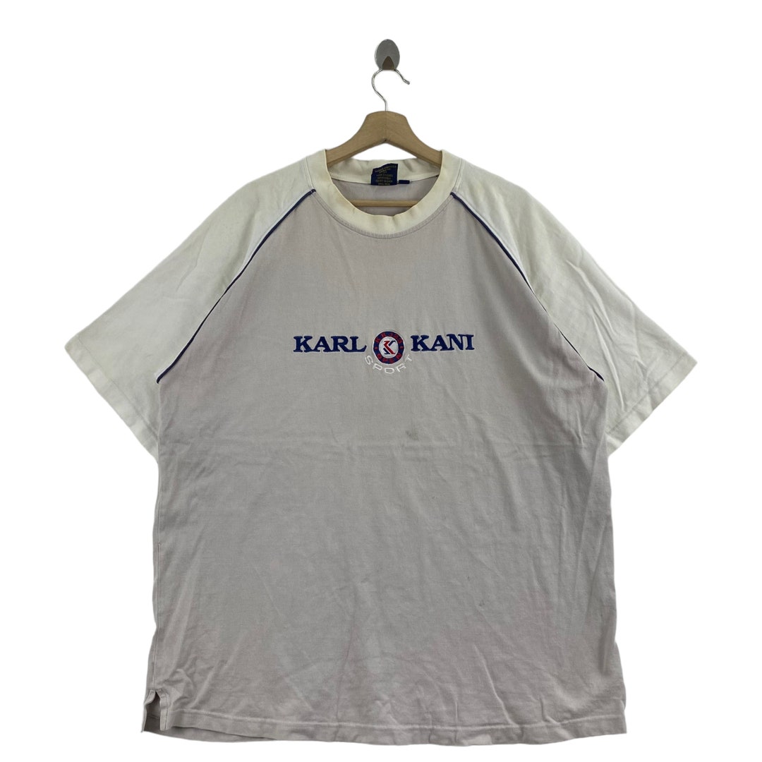 Vintage KARL KANI SPORT Embroidered Brand Hip Hop Swag Oversize Short ...