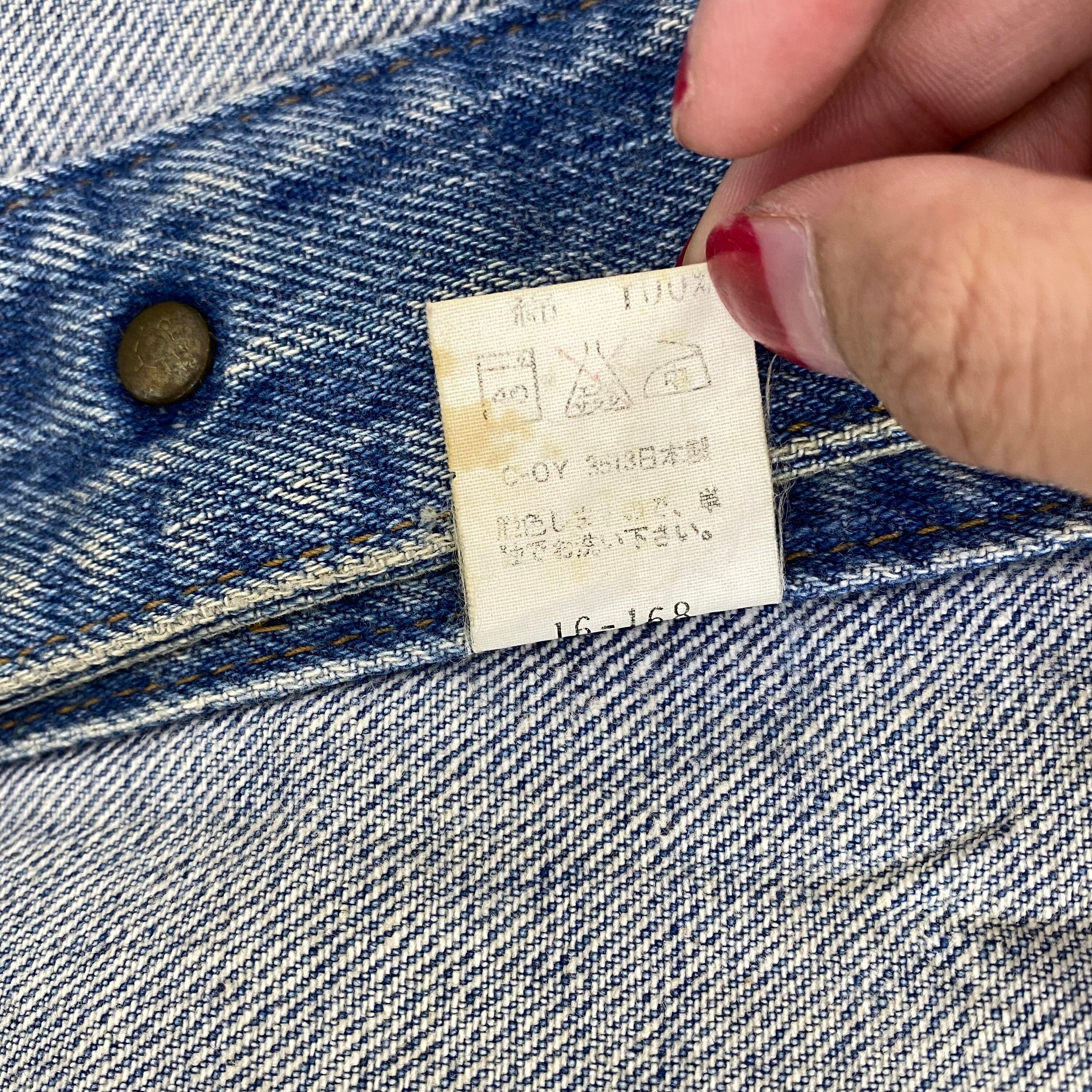 Vintage BIG JOHN SPIRIT Japanese Brand Type-3 Jeans Denim Vintage BIG JOHN SPIRIT Japanese Brand Type-3 Jeans Denim