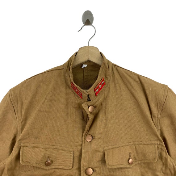 Vintage VIETNAM ARMY Brown Army Soldier Jacket Coat - Gem