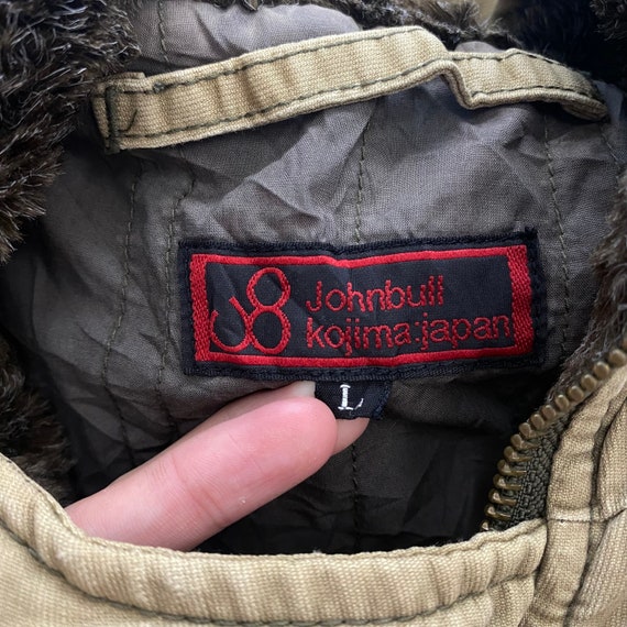 JOHNBULL KOJIMA JAPAN Brand Multi Pockets Hooded Brow… - Gem