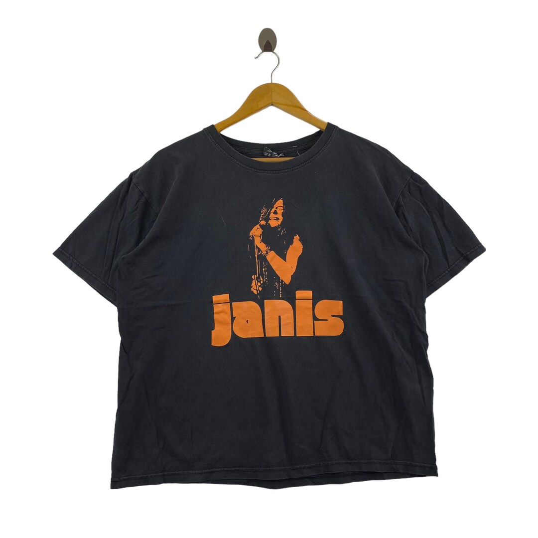 JANIS JOPLIN N Rock Singer Print Black Short Sleeve Shirt - Etsy