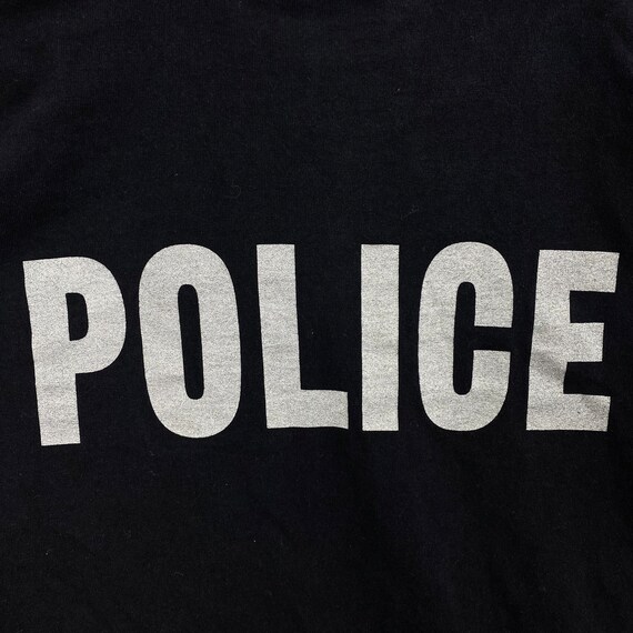 Vintage 90s LAPD LOS ANGELES Police Logo Print Black … - Gem